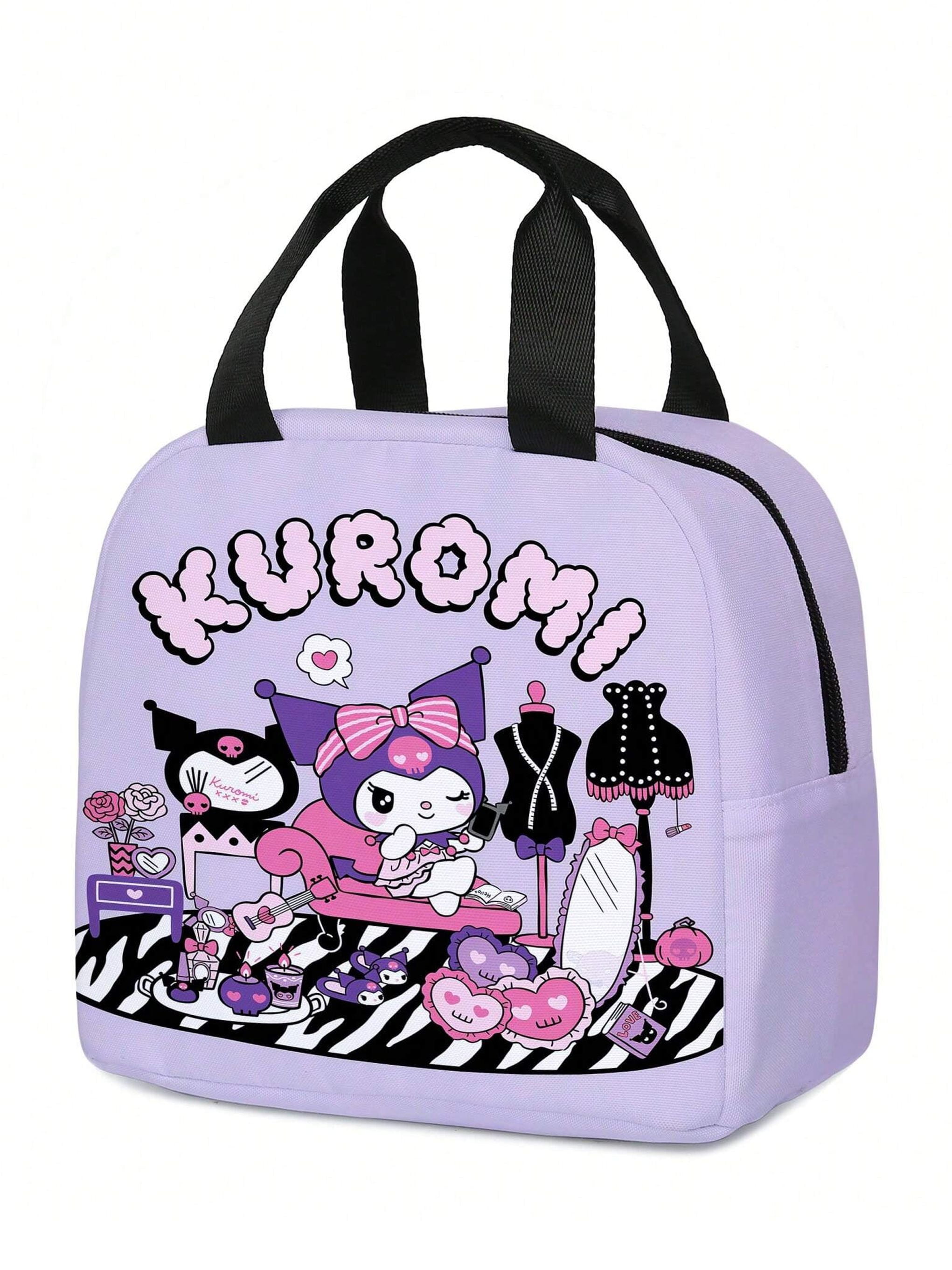 Sanrio Kuromi Backpack Sanrio Backpack Pencil Bag Student Primary and ...