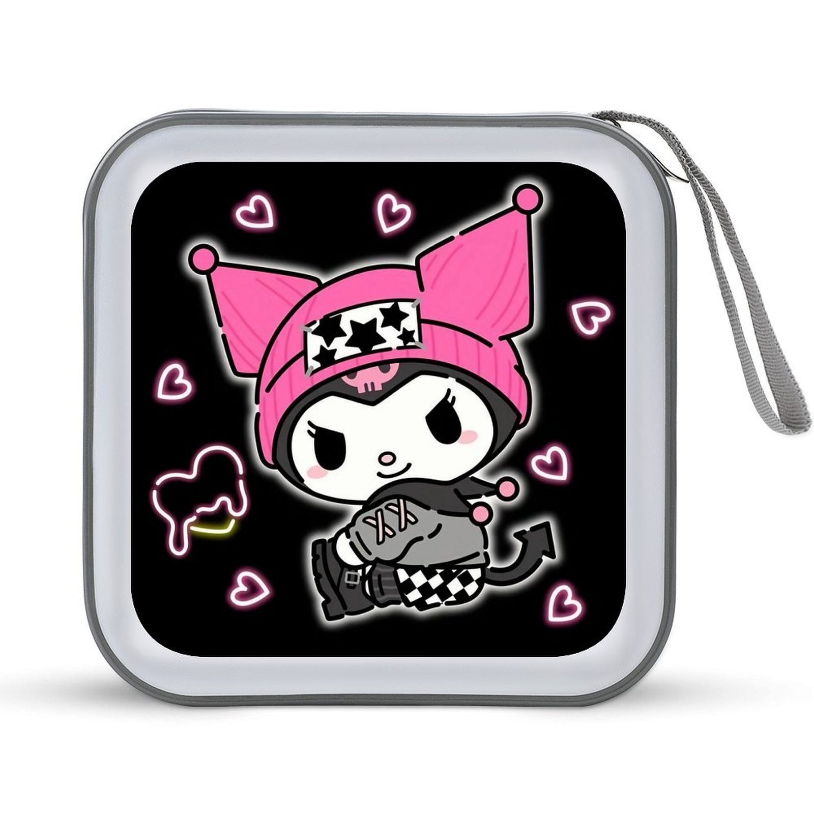 Sanrio Kuromi Backside 40 Capacity CD Storage Cases, DVD Disc Cases ...