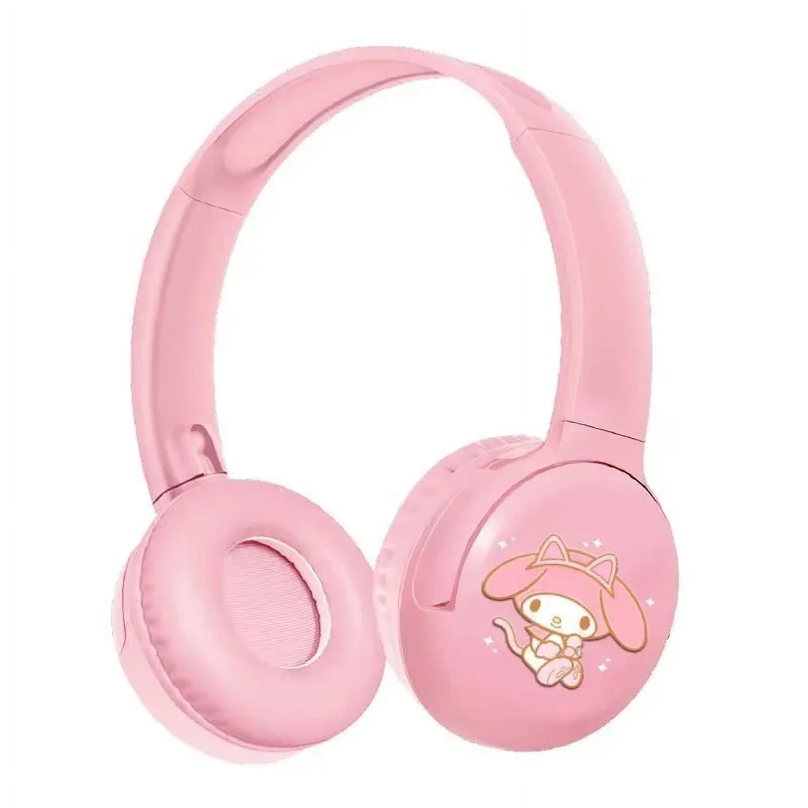 Sanrio Kuromi Bluetooth Headphones Cute Hello Kitty Wireless Earphones ...