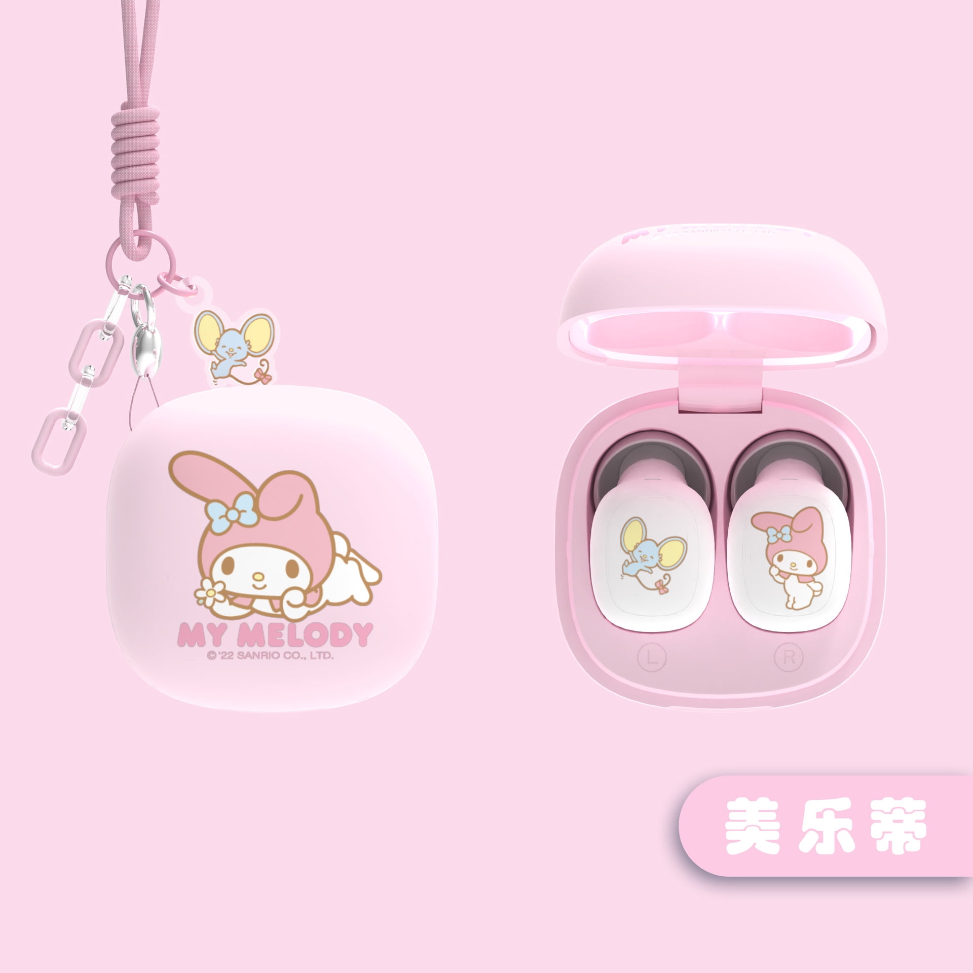 Sanrio Kuromi Bluetooth Headphones My Melody Cute Wireless Headset Cinnamoroll Sport Noise ...