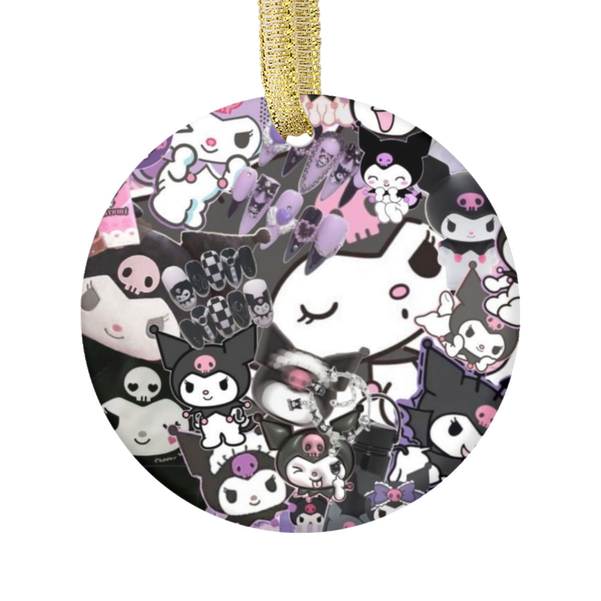 Sanrio Kuromi Cartoon Christmas Tree Ceramic Hanging Decorations ...