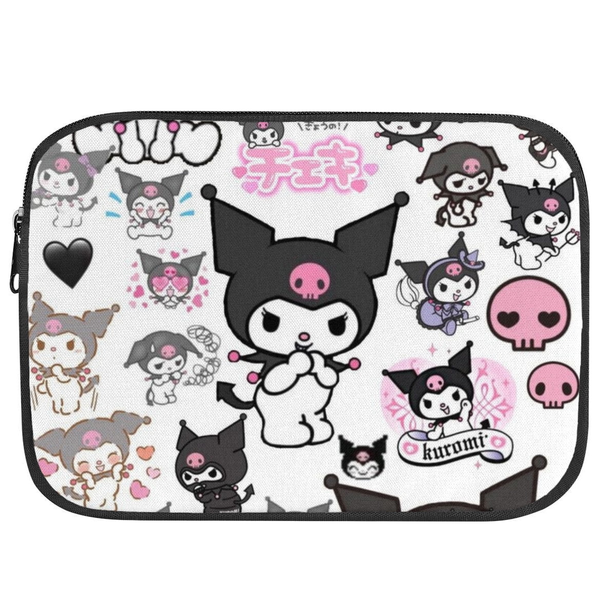 Sanrio Kuromi Cartoon Laptop Sleeve Tablet Sleeve for Office Travel ...
