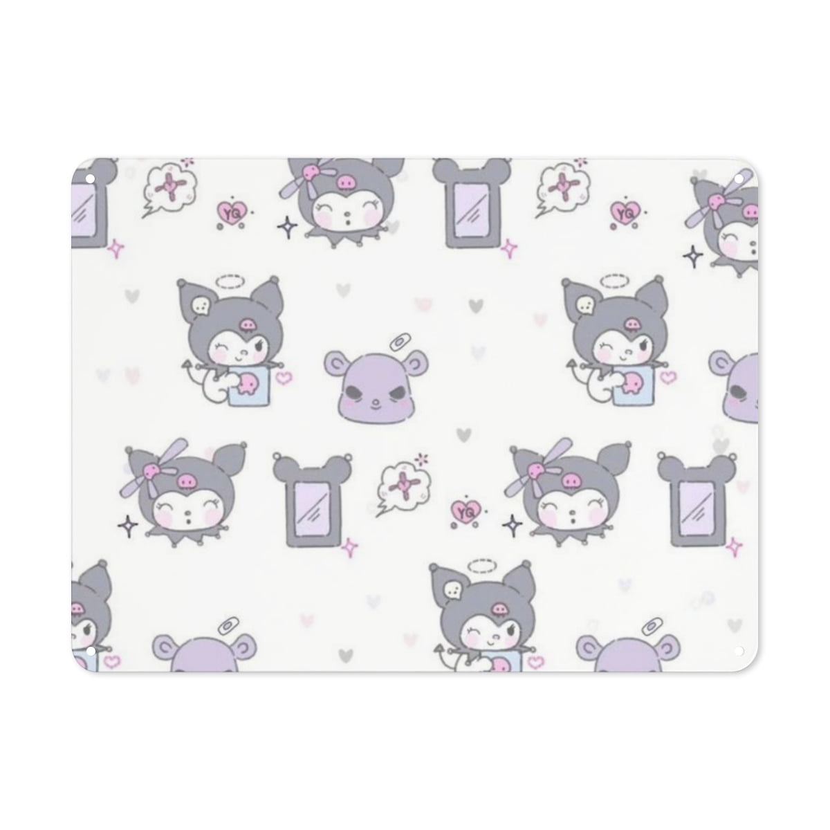 Sanrio Kuromi Cartoon Metal Poster Metal Sign Home Bar Cafe Farm Room ...