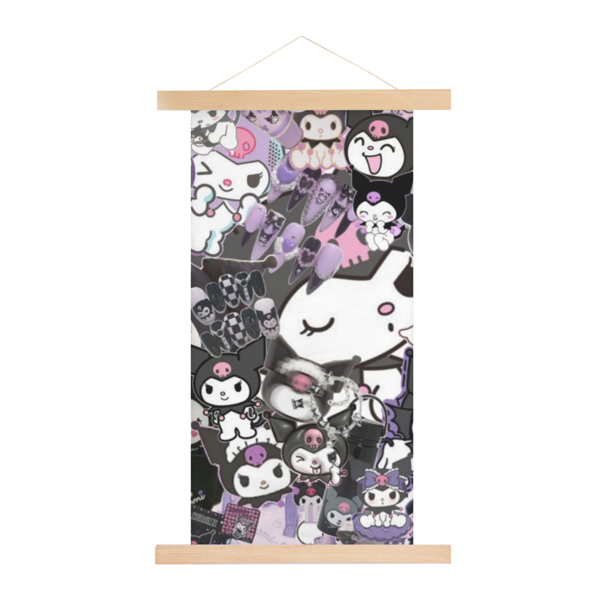 Sanrio Kuromi Cartoon Poster Genshin Hanging Scroll Cartoon Comic ...