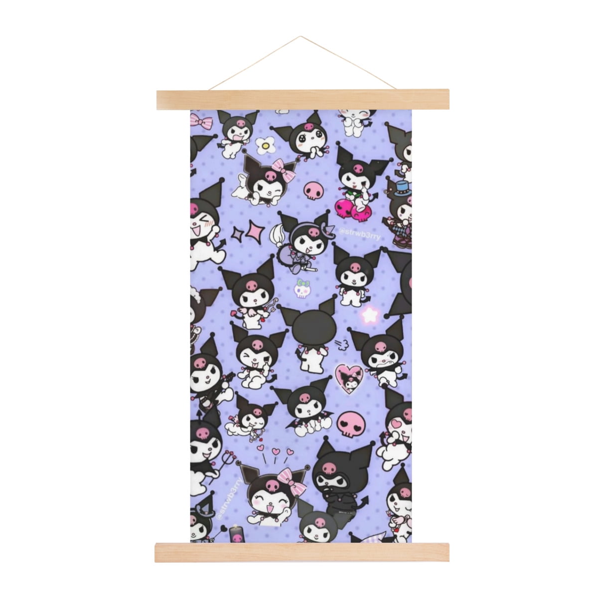 Sanrio Kuromi Cartoon Poster Genshin Hanging Scroll Cartoon Comic ...