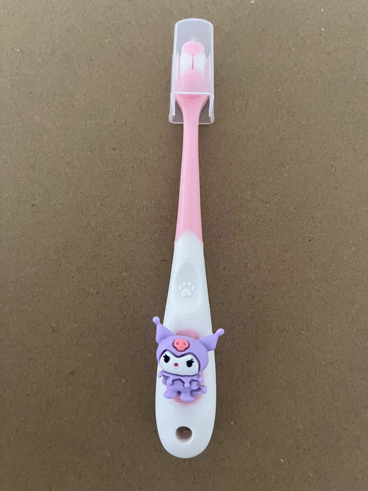 Sanrio Kuromi Children Toothbrush Kawaii Anime My Melody Household Soft ...