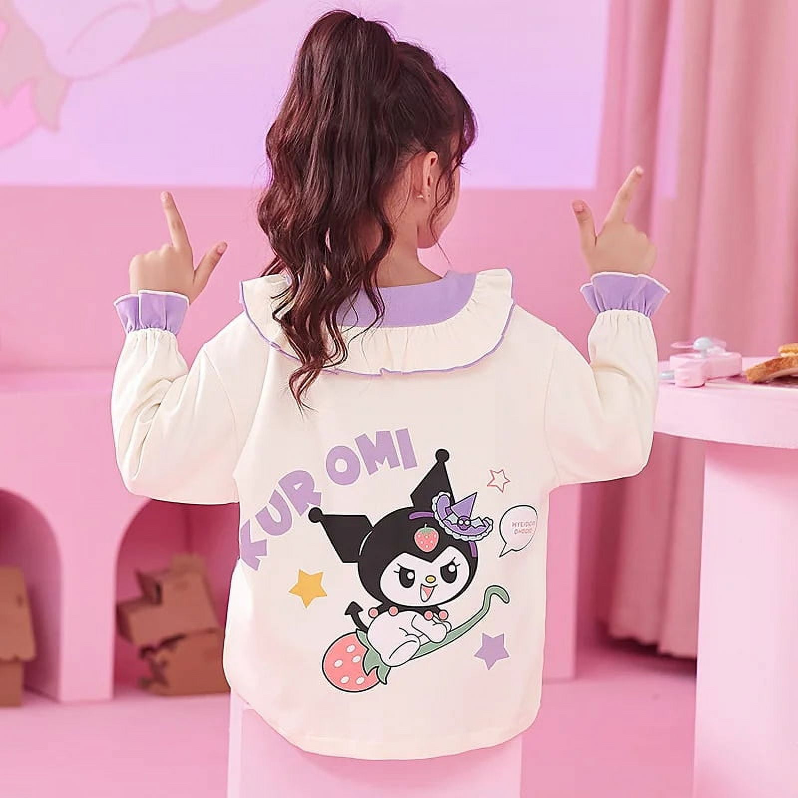 Sanrio Kuromi Children‘s Pajamas Anime Figure Sleepwear Cartoon Home ...