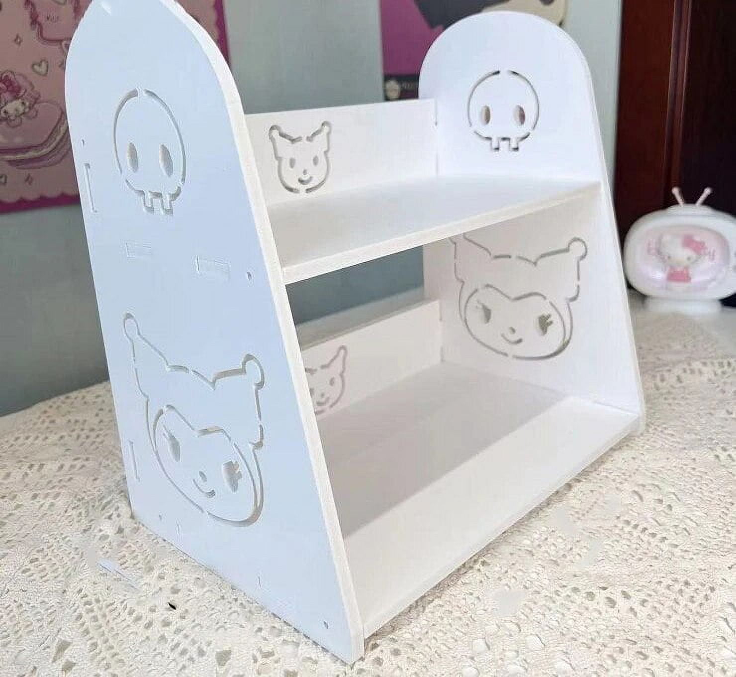 Sanrio Kuromi Cinnamoroll Hello Kitty Diy Storage Rack Bookshelf Water ...
