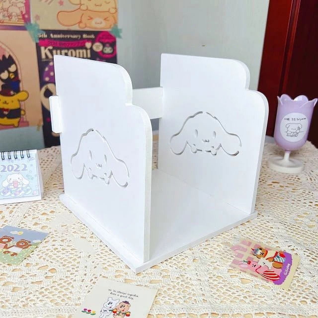 Sanrio Kuromi Cinnamoroll Hello Kitty Diy Storage Rack Bookshelf Water ...