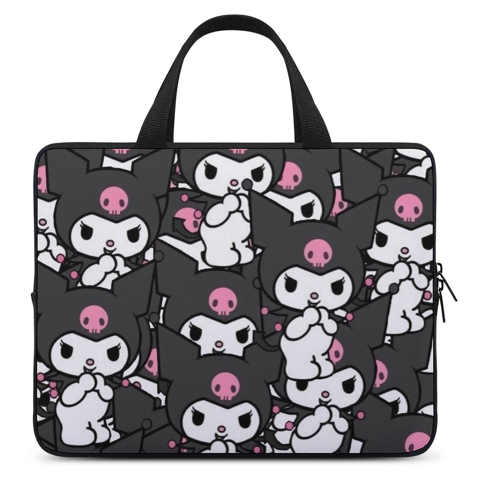 Sanrio Kuromi Face Kawaii Laptop Bag for Women Men 15 Inch,Laptop Tote ...