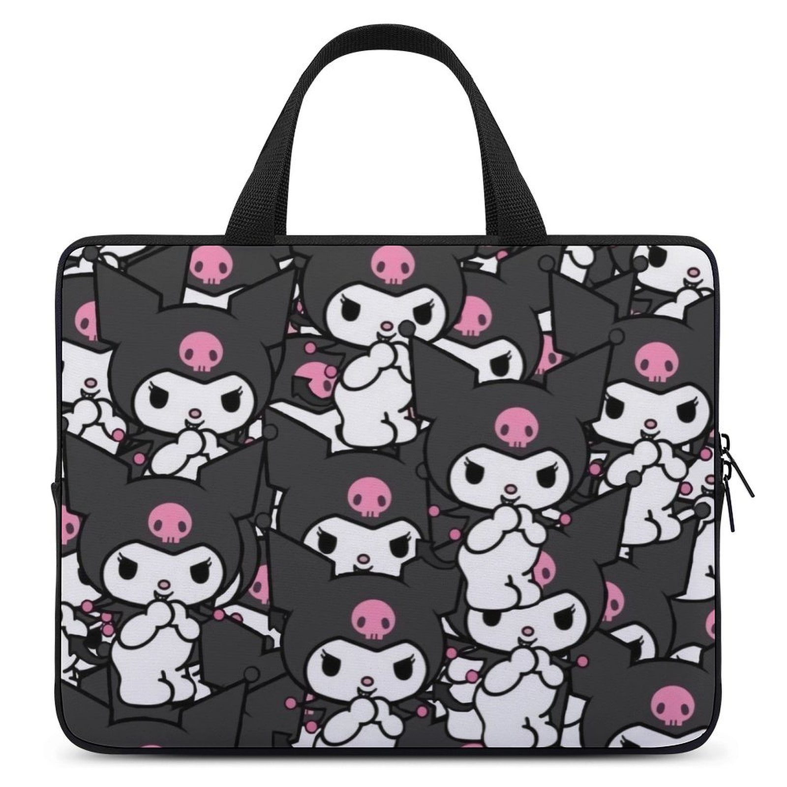 Sanrio Kuromi Face Kawaii Laptop sleeve with Handle, Laptop Case ...