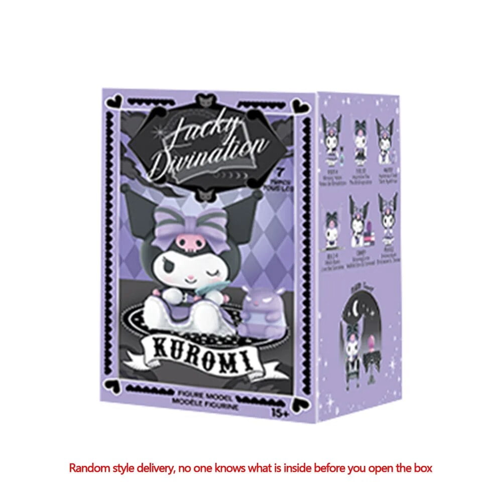 cartoonstore Lucky Divination Series Sanrio Kuromi Genuine Blind Box Action Figure - Walmart.com