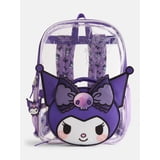 Sanrio Hello Kitty and Friends Kuromi Girls Clear Backpack Set with ...