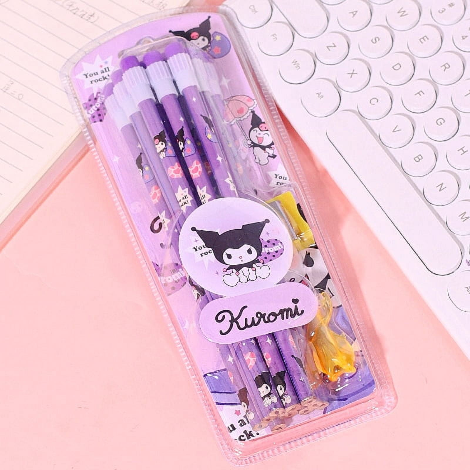 Sanrio Kuromi HB Pencils 12 Pencils Cinnamoroll Student Supplies HB ...