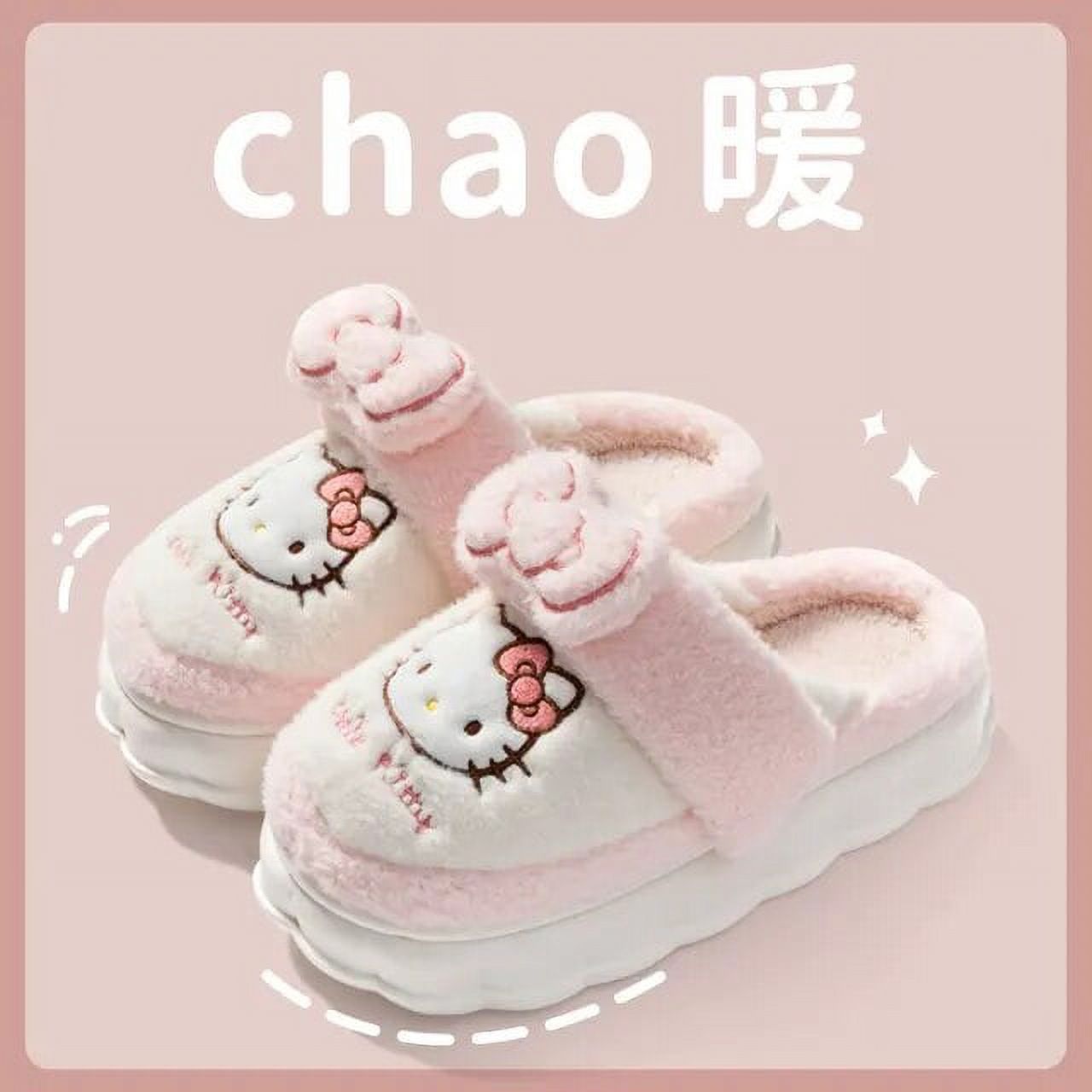 Sanrio Kuromi Hello Kitty Melody Cinnamoroll Pochacco Slippers Ladies ...