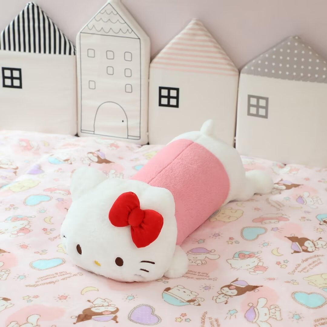 Sanrio Kuromi Hello Kitty My Melody Long Pillow Plush Toy Cute Cartoon ...