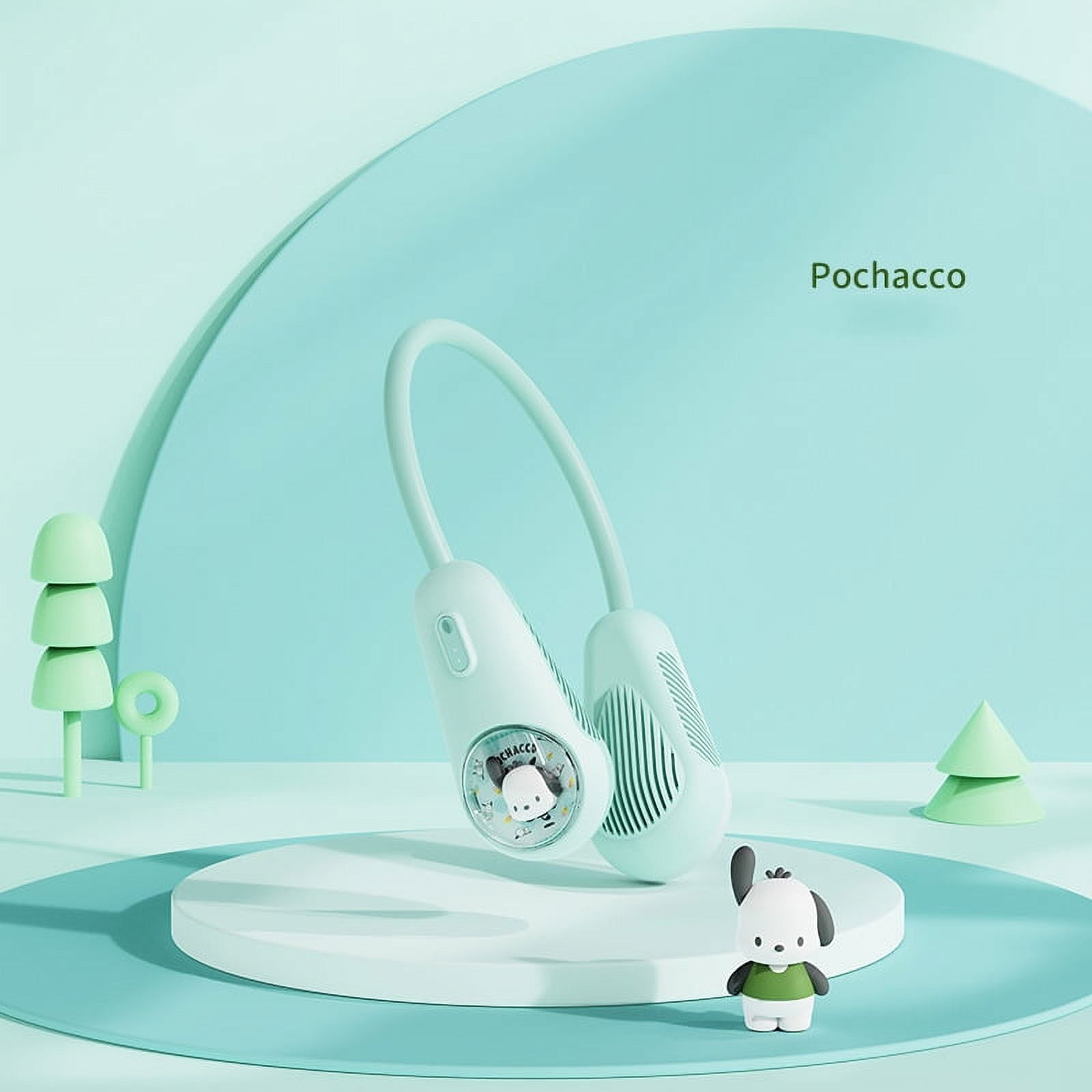 Sanrio Kuromi Hello Kitty Neck Fan outdoors sports,featuring noise-free ...