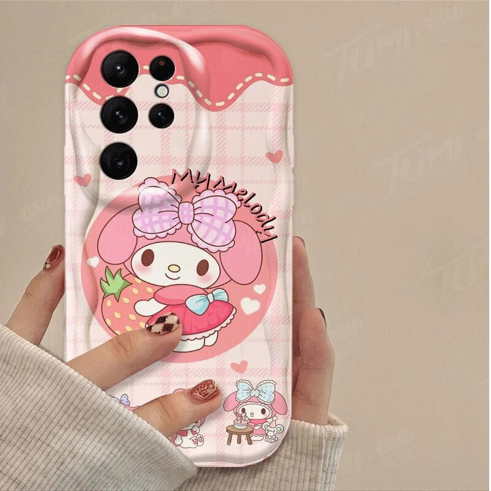 Sanrio Kuromi Hello Kitty Wave Soft Phone Case For Samsung Galaxy S24 ...