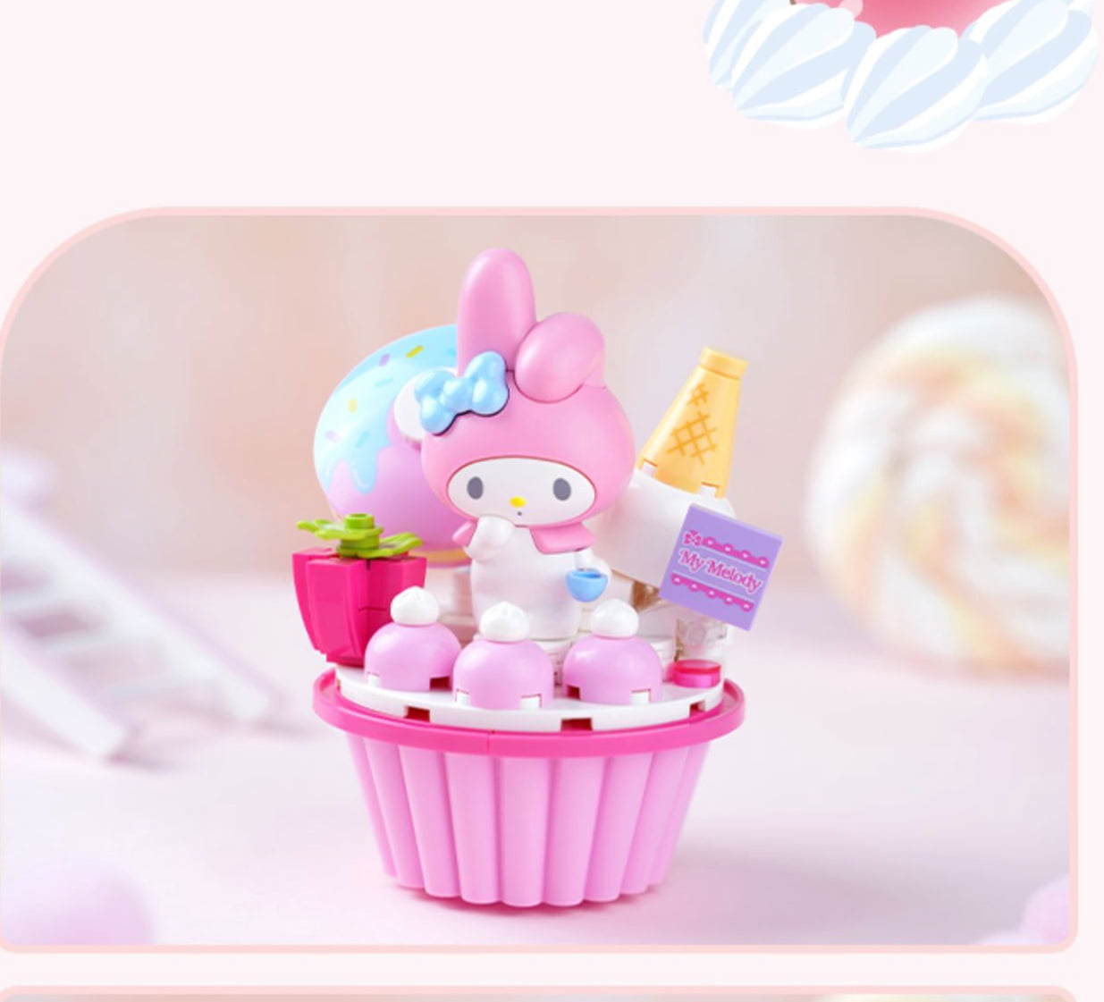 Sanrio Kuromi Hellokitty BLOCK Original Series Cartoon Cake Assembly ...