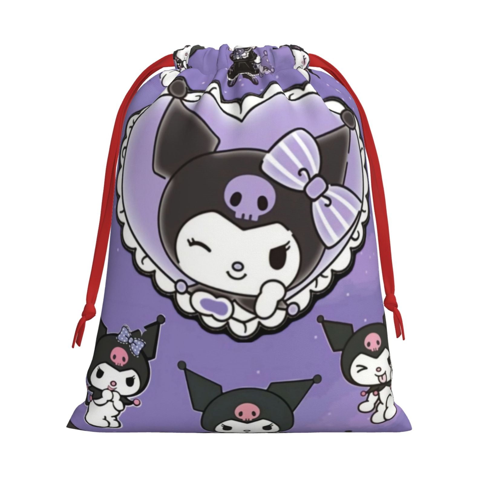 Sanrio Kuromi Kawaii003 Drawstring Bag For Kids Adults Gifts Drawstring ...