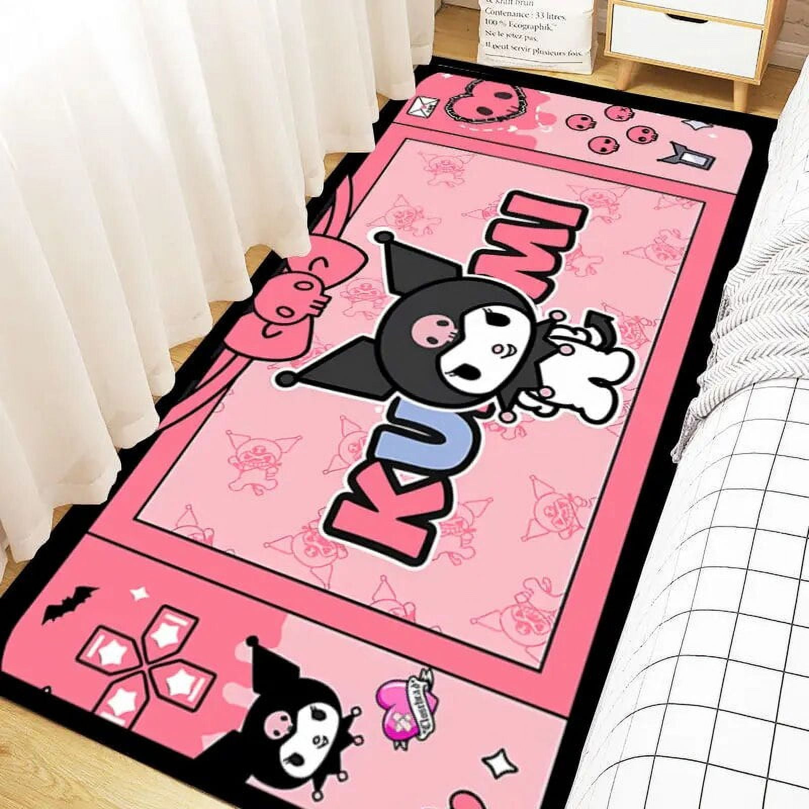 Sanrio Kuromi Kawii Anime Cartoon Rug Living Room Bedroom Decoration ...