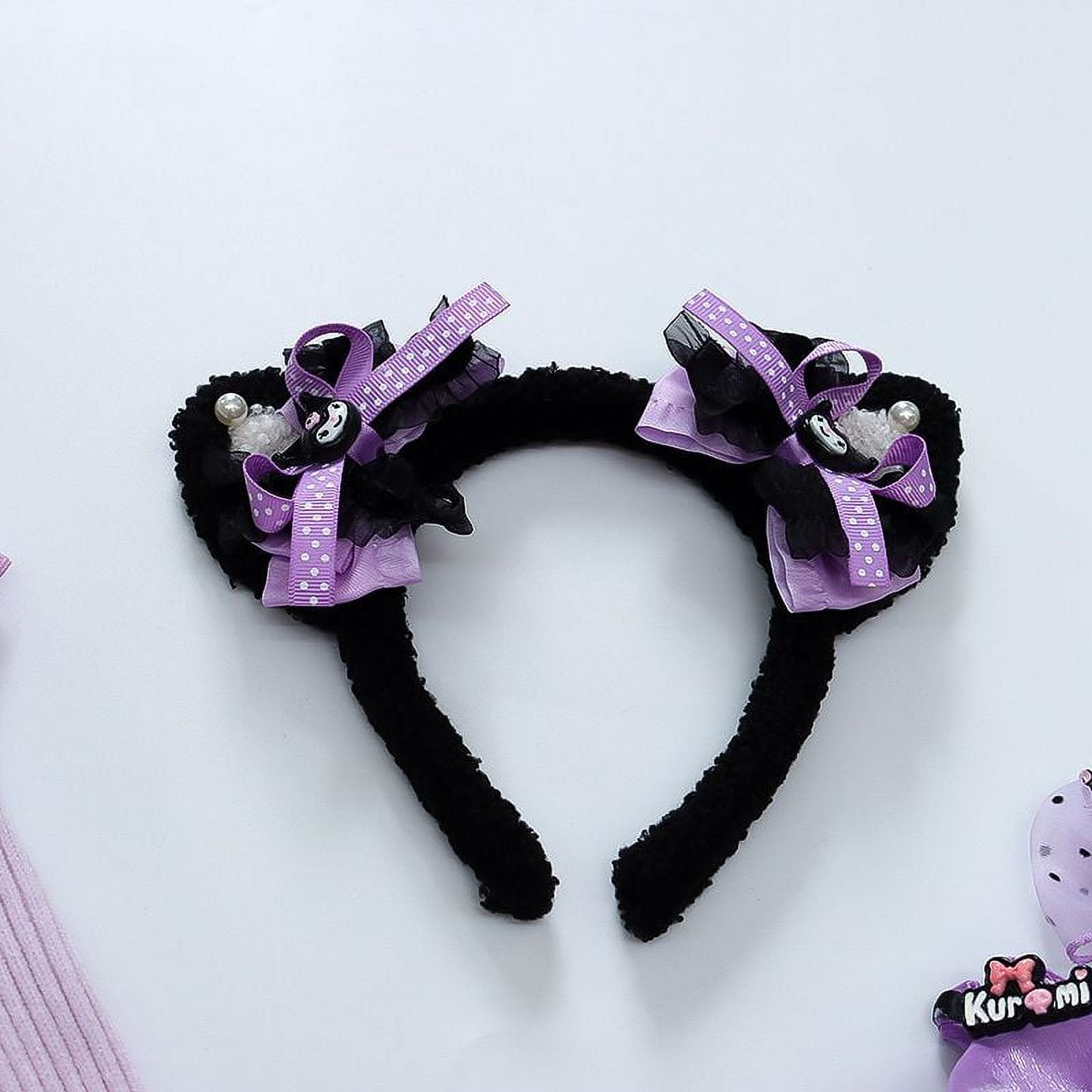 Sanrio Kuromi Lolita Princess Dress Anime Figure Children Cartoon Cute ...