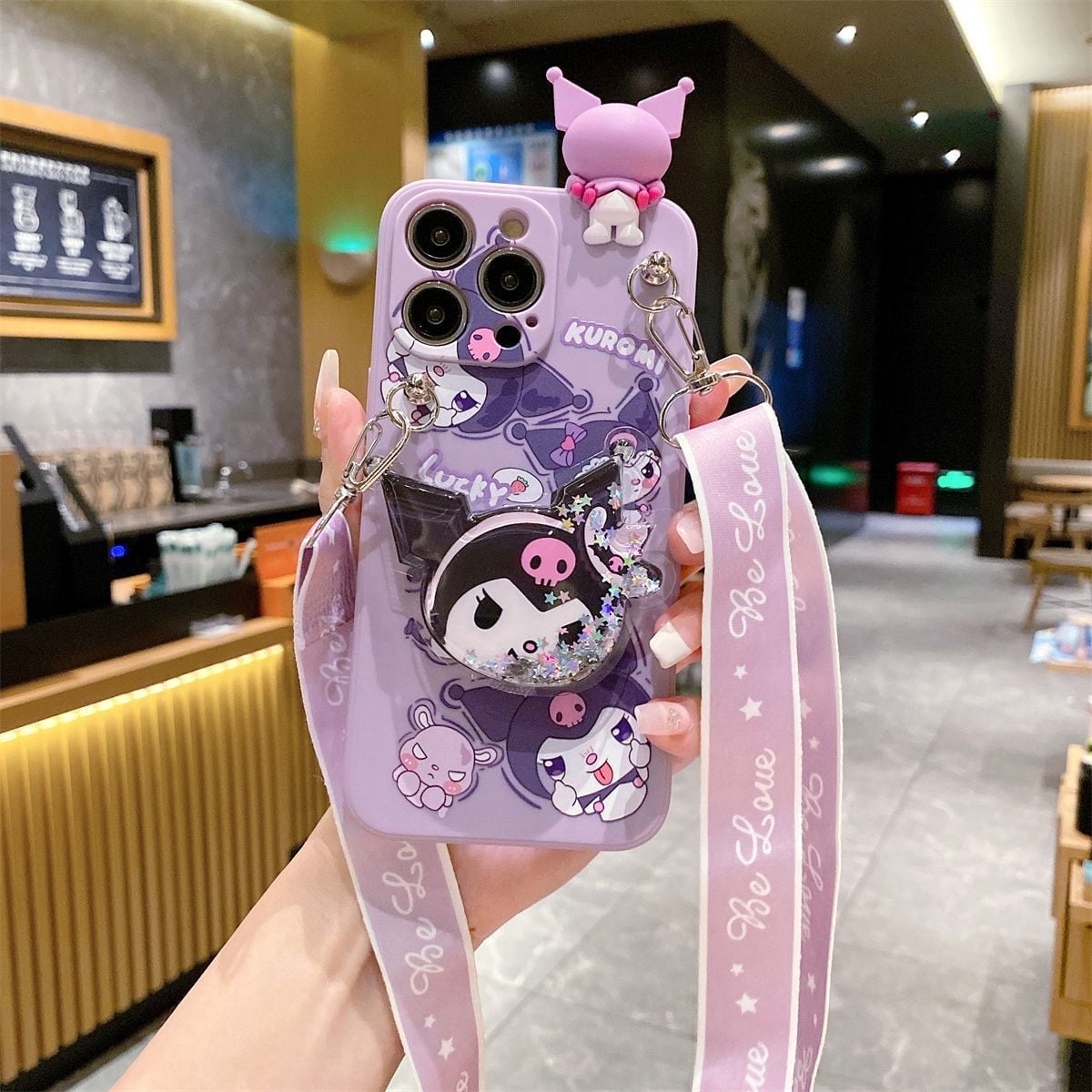 Sanrio Kuromi Luxury Phone Case For iPhone 14 13 12 11 Pro Max 7 8 Plus ...