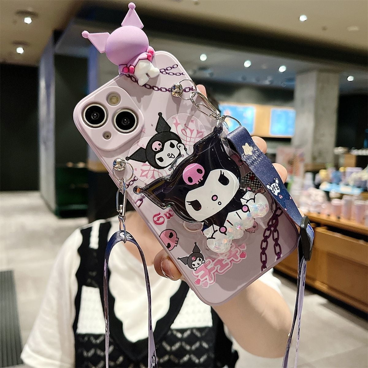 Sanrio Kuromi Luxury Phone Case For iPhone 14 13 12 11 Pro Max Kuromi ...