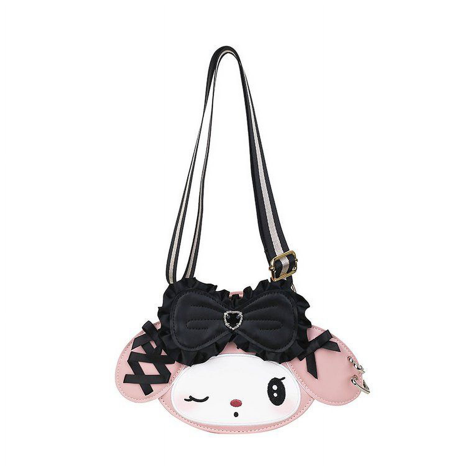Sanrio Kuromi Melody Cute Mini Round Bags Y2k Girls Cartoon Luxury ...