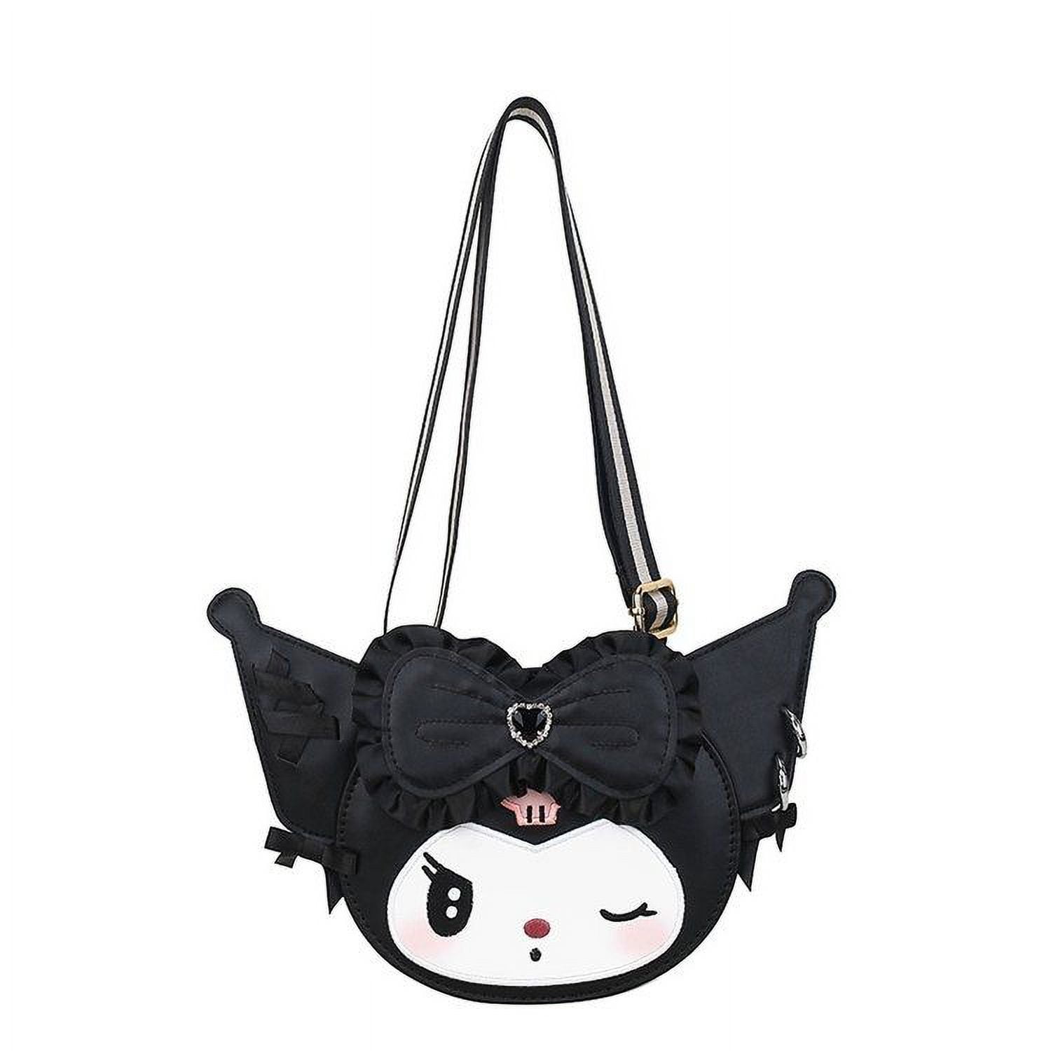 Sanrio Kuromi Melody Cute Mini Round Bags Y2k Girls Cartoon Luxury ...