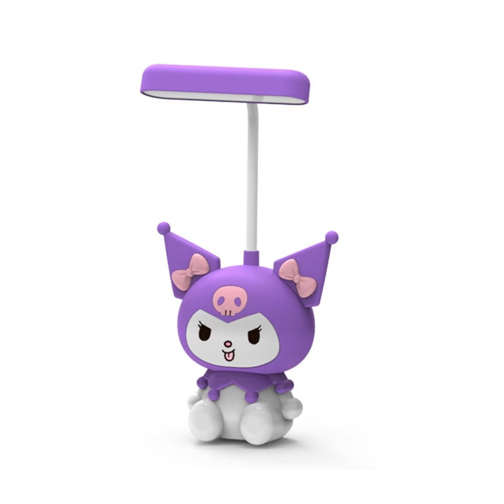 Sanrio Kuromi Melody LED Table Lamp Study Desk Night Light with Pencil Sharpener USB Charge ...