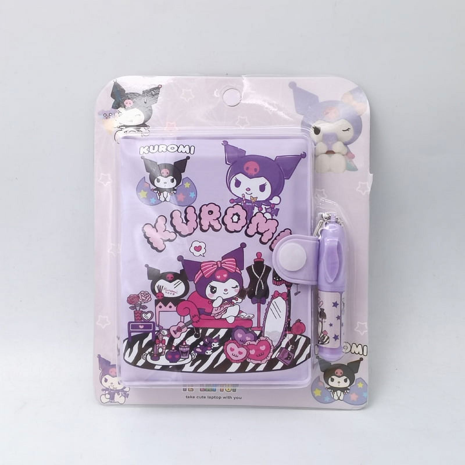 Sanrio Kuromi Melody Notebook Cinnamon Melody Cute Cartoon Small Size ...