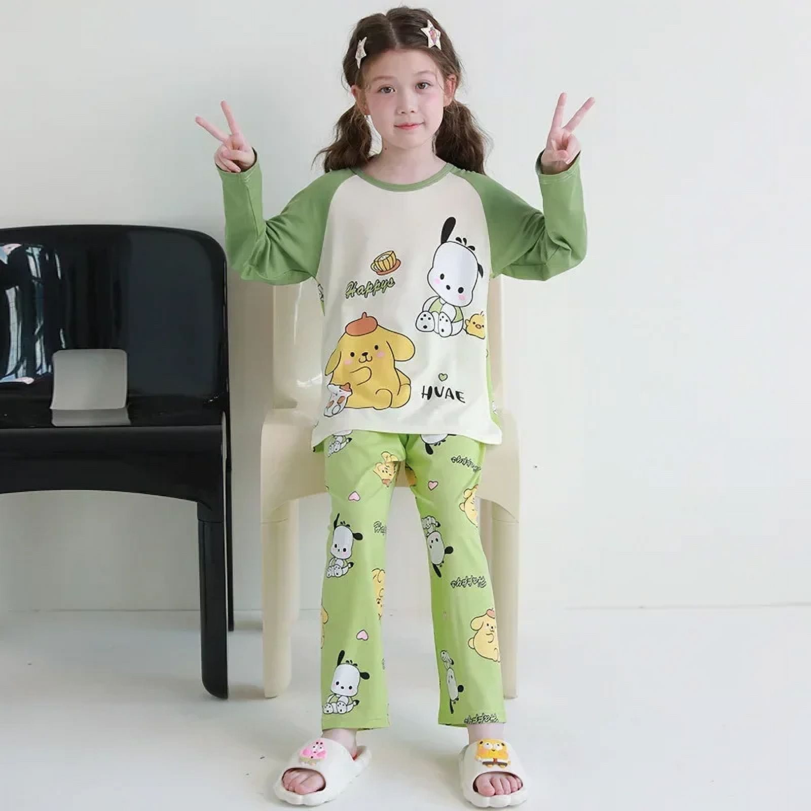 Sanrio Kuromi My Melody Children Pajamas Kawaii Pochacco Cinnamoroll ...