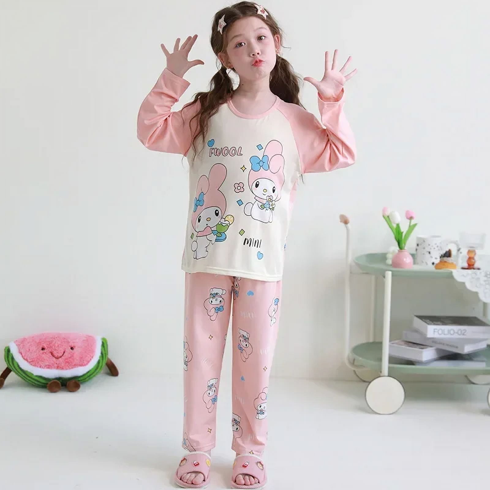 Sanrio Kuromi My Melody Children Pajamas Kawaii Pochacco Cinnamoroll ...