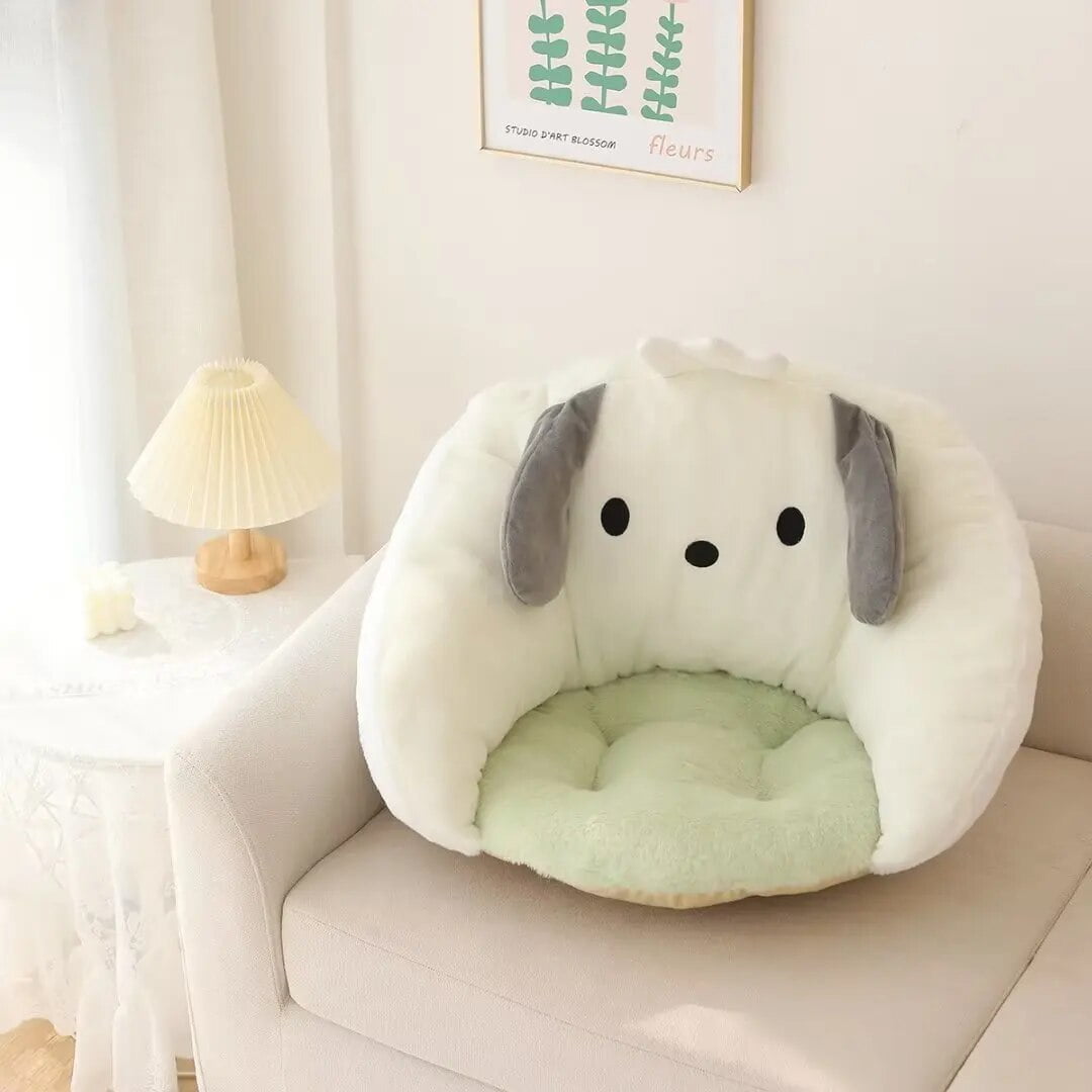 Sanrio Kuromi My Melody Cinnamoroll Cartoon Plush Warm Cushions Hello ...