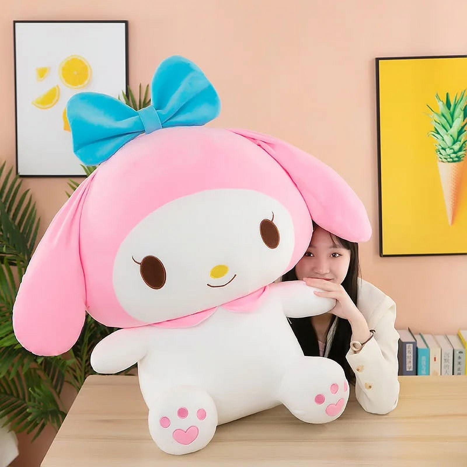 Sanrio Kuromi My Melody Plush Toy 75cm Large Kawaii Cute Cartoon Plush ...