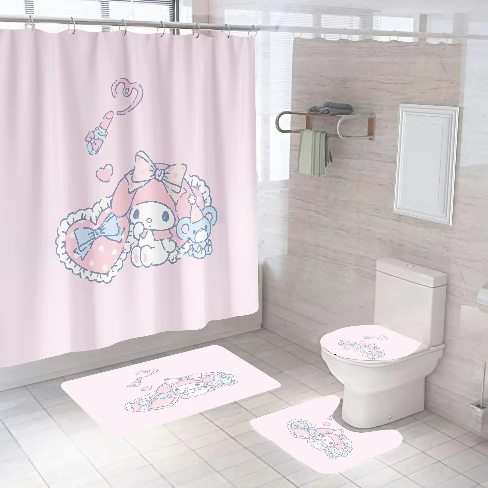 Sanrio Kuromi Mymelody Cinnamoroll kawaii Anime Cartoon 180*180 ...