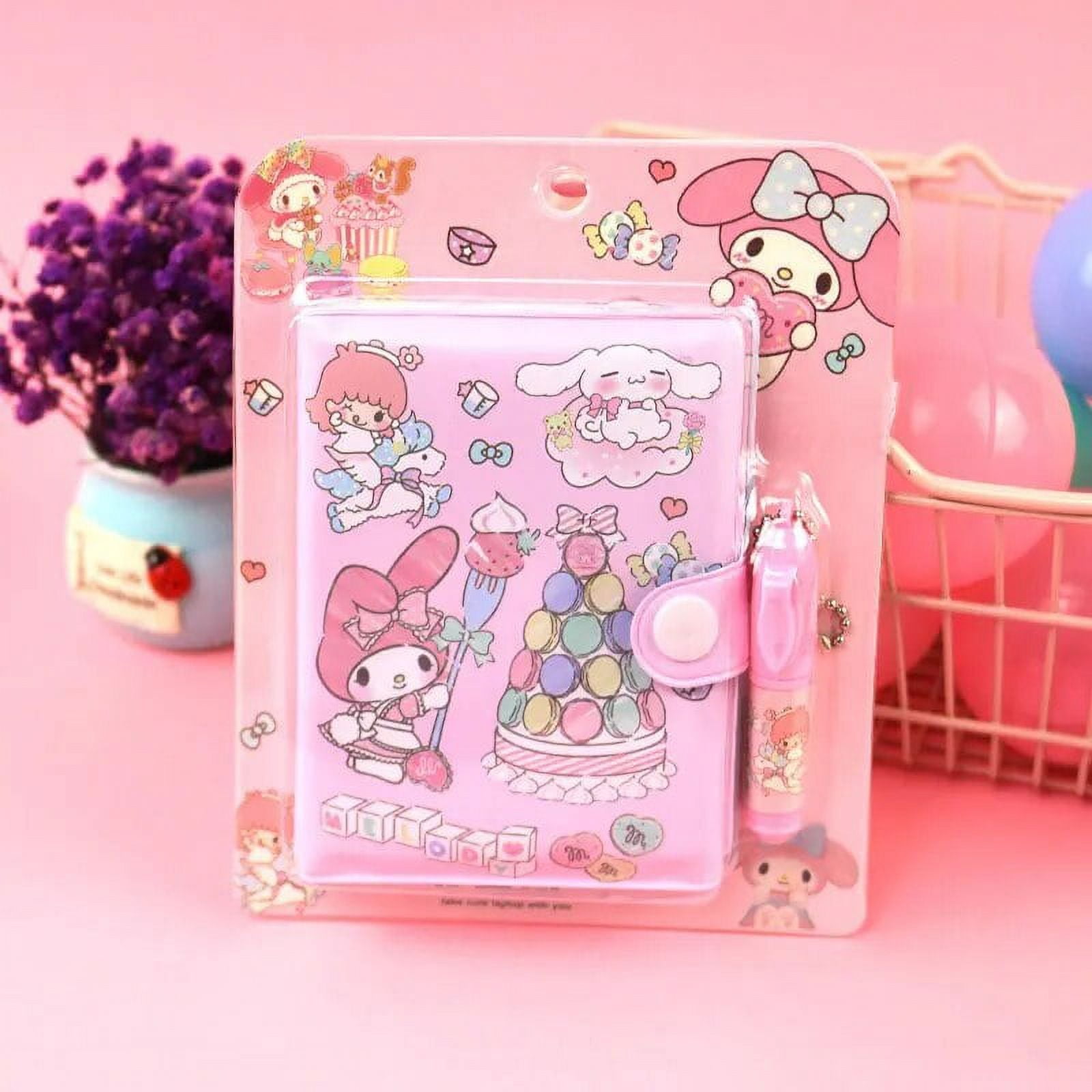 Sanrio Kuromi Notebook Cinnamoroll Melody Journal Small Size Kawaii ...