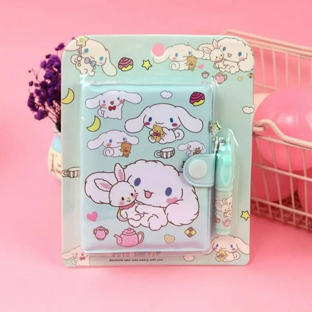 Sanrio Kuromi Notebook Cinnamoroll Melody Journal Small Size Kawaii ...