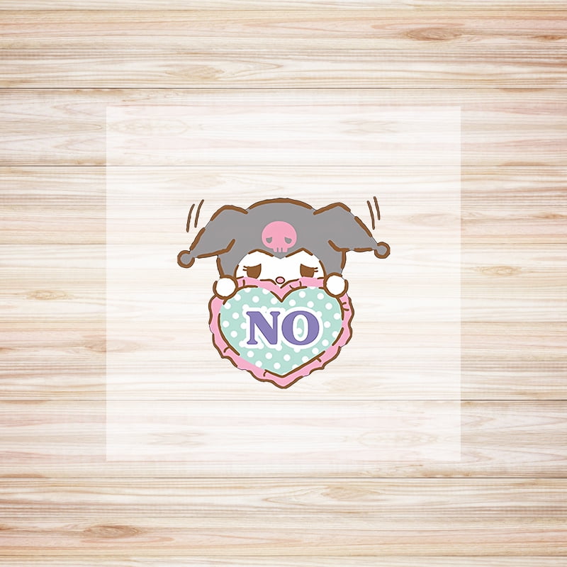Sanrio Kuromi Patches For Clothing Cute Cartoon Figure Heat Transfer