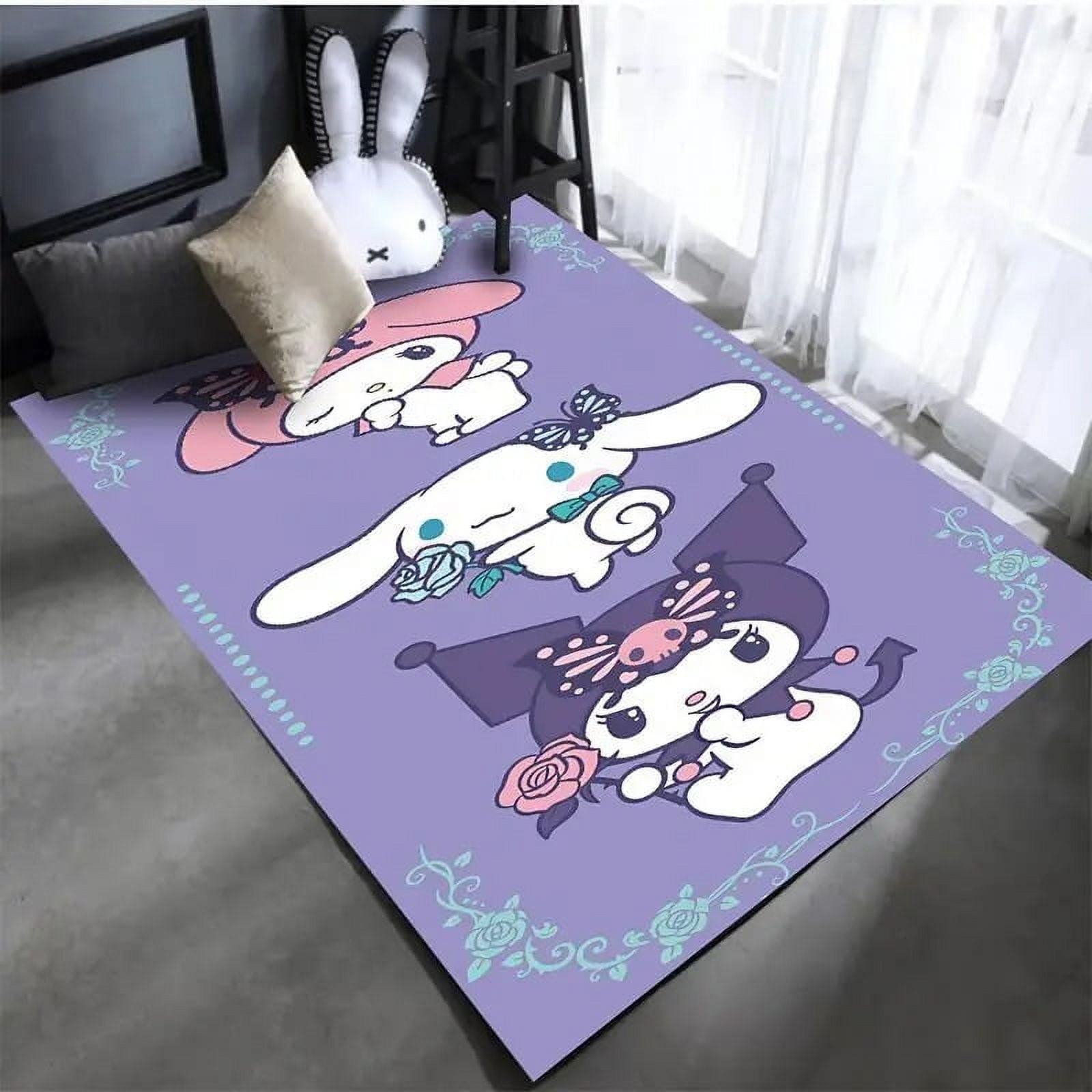 Sanrio Kuromi Peripheral Carpet Bedroom Living Room Full Bedside ...