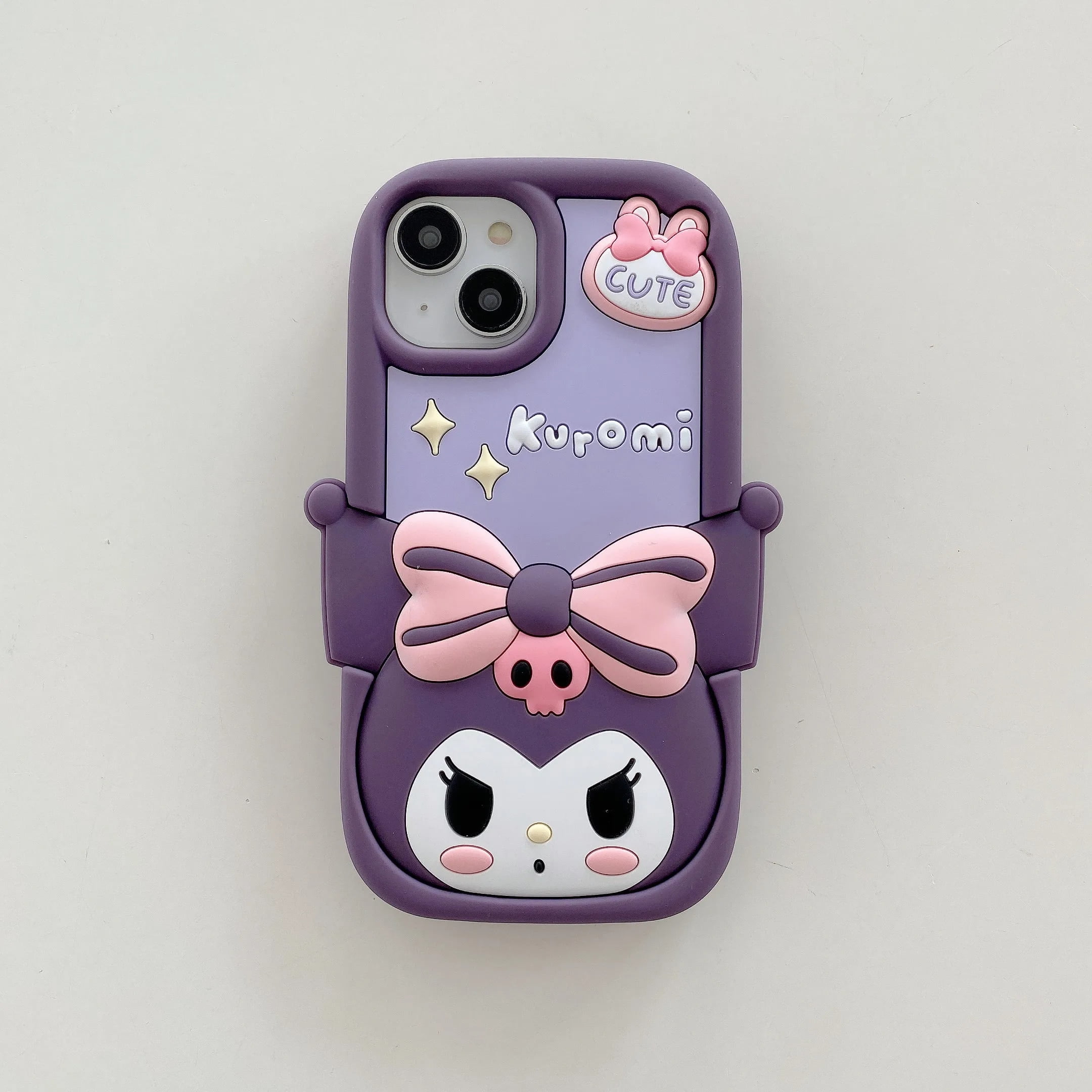 Sanrio Kuromi Purple Phone Case For 15 Pro Max 14 13 12 11 Cover ...
