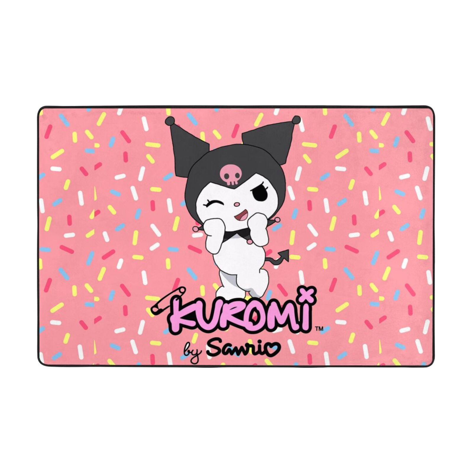 Sanrio Kuromi Rugs Washable Cover Floor Rug Carpets Bathroom ...