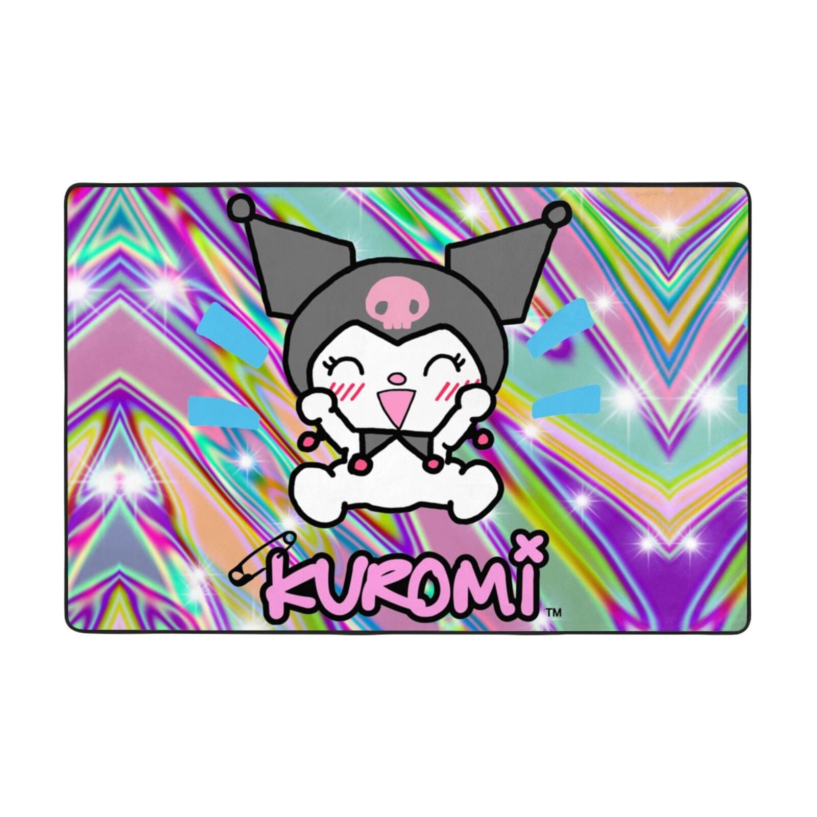 Sanrio Kuromi Rugs Washable Cover Floor Rug Carpets Bathroom ...
