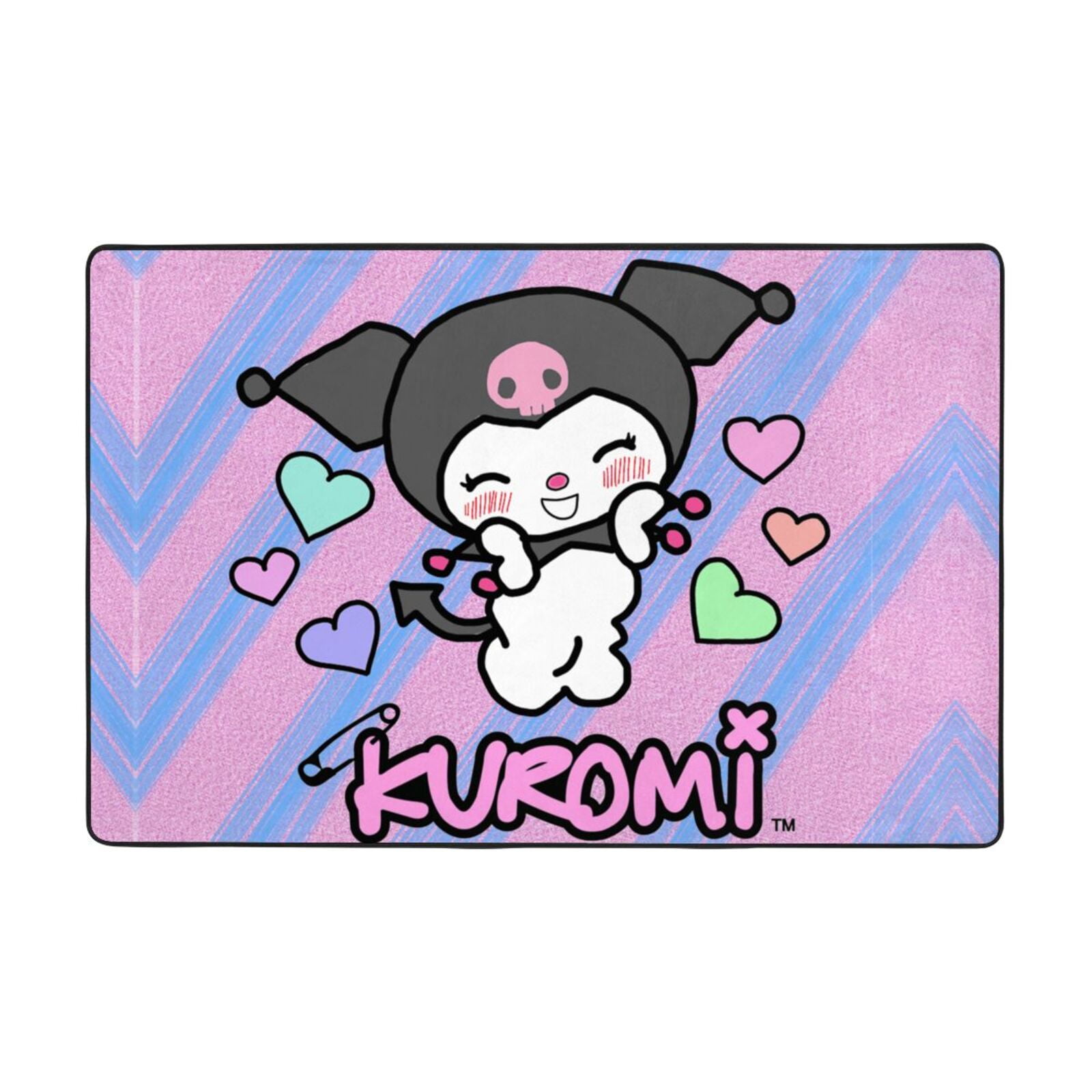 Sanrio Kuromi Rugs Washable Cover Floor Rug Carpets Bathroom ...