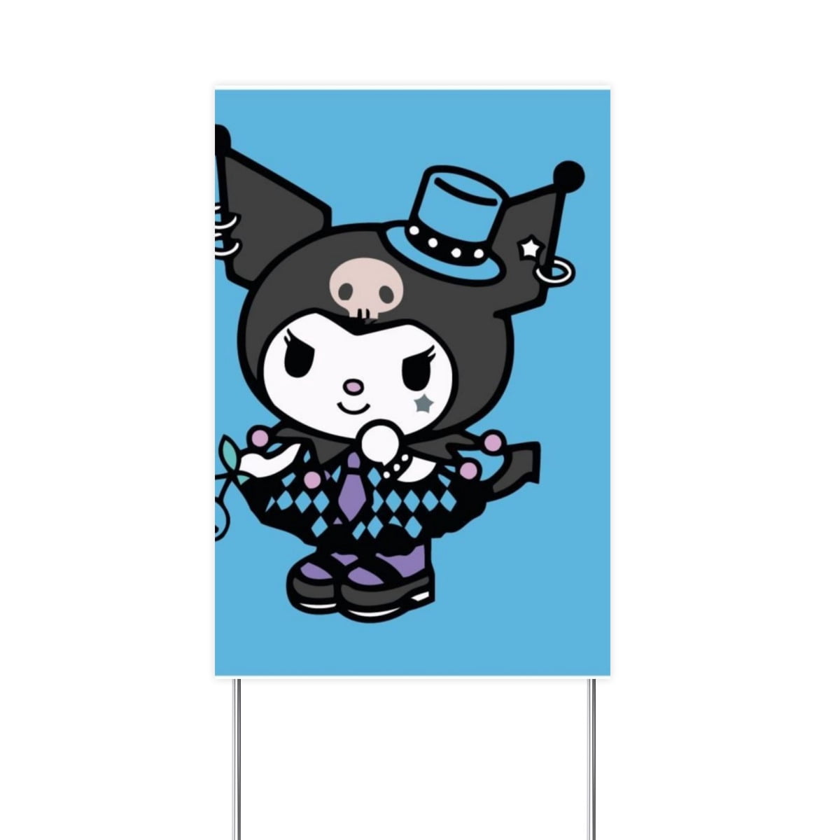 Sanrio Kuromi Sign Yard Garden Club Farm Bathroom Wall Decor Sign ...