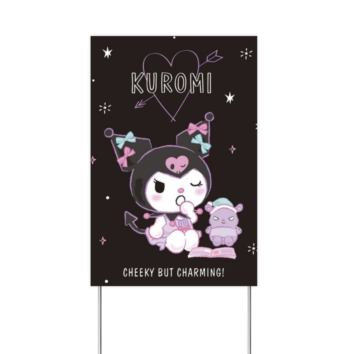 Sanrio Kuromi Sign Yard Garden Club Farm Bathroom Wall Decor Sign ...