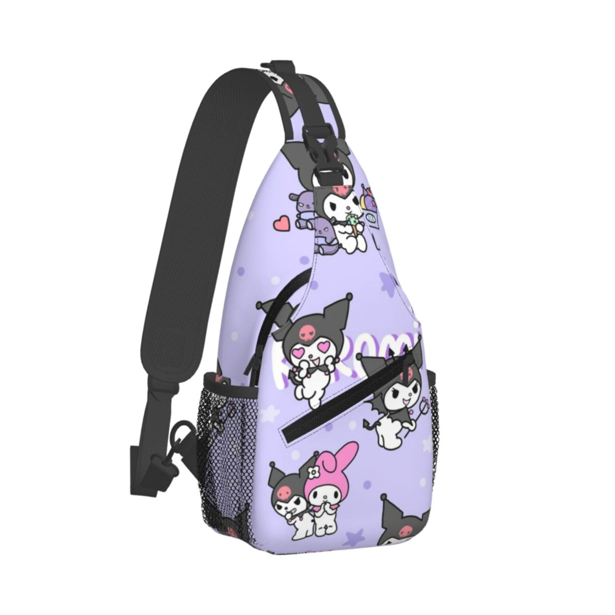 Sanrio Kuromi Sling Bag Crossbody Sling Backpack Chest Bag Daypack ...