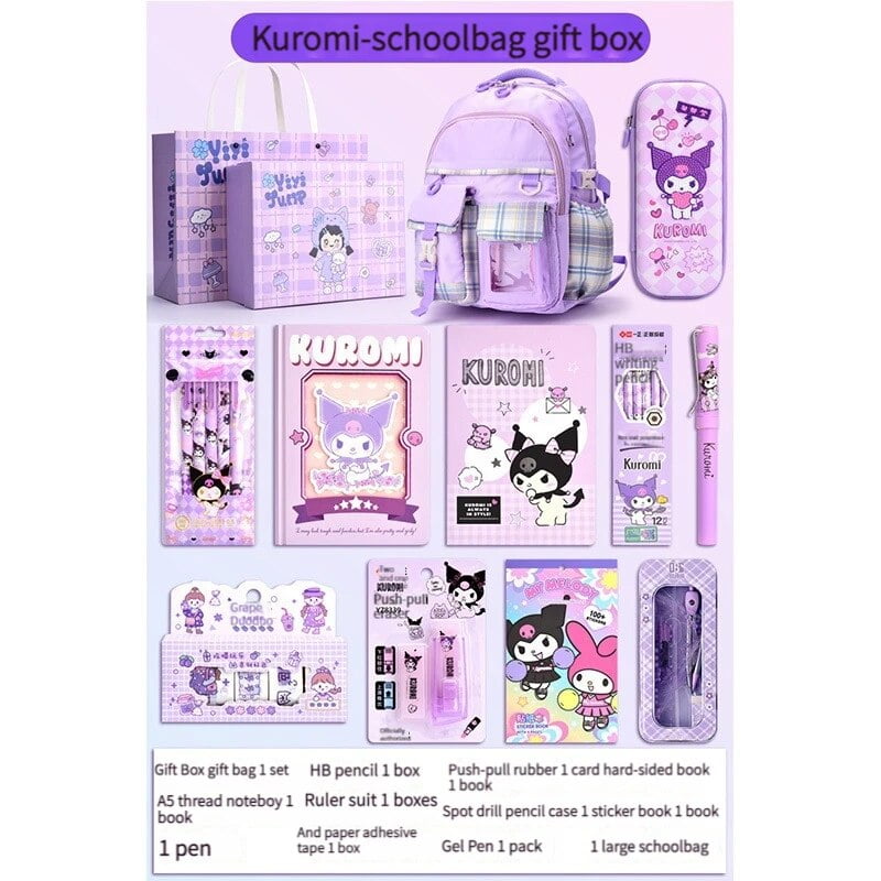 Sanrio Kuromi Stationary Set Study School Start of School Prize ...