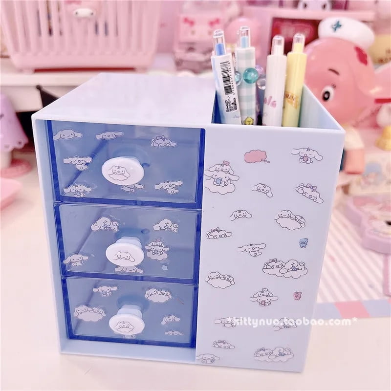 Sanrio Kuromi Storage Box Kawaii Anime Cute Cartoon Cinnamoroll ...